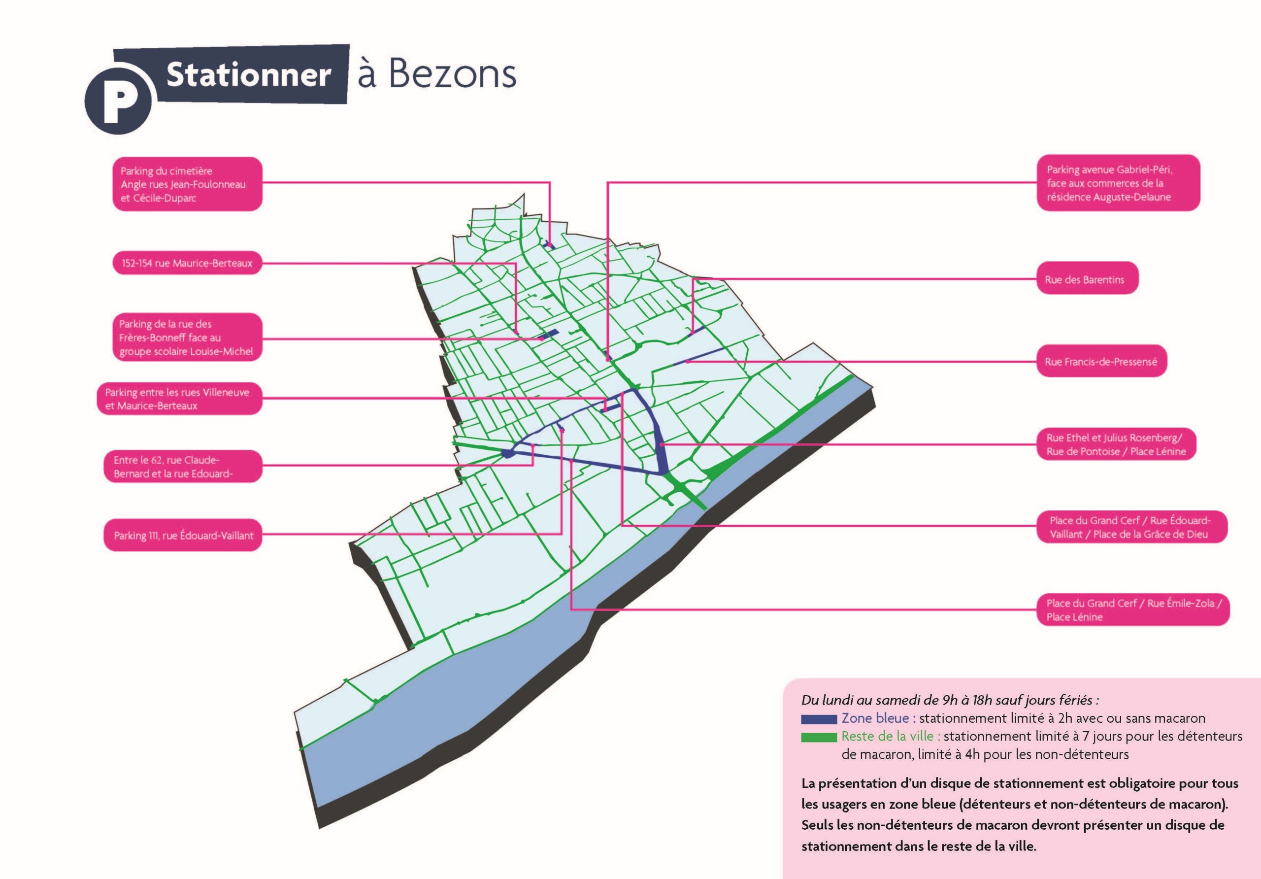 Entrée en vigueur du plan stationnement – Ville de Bezons
