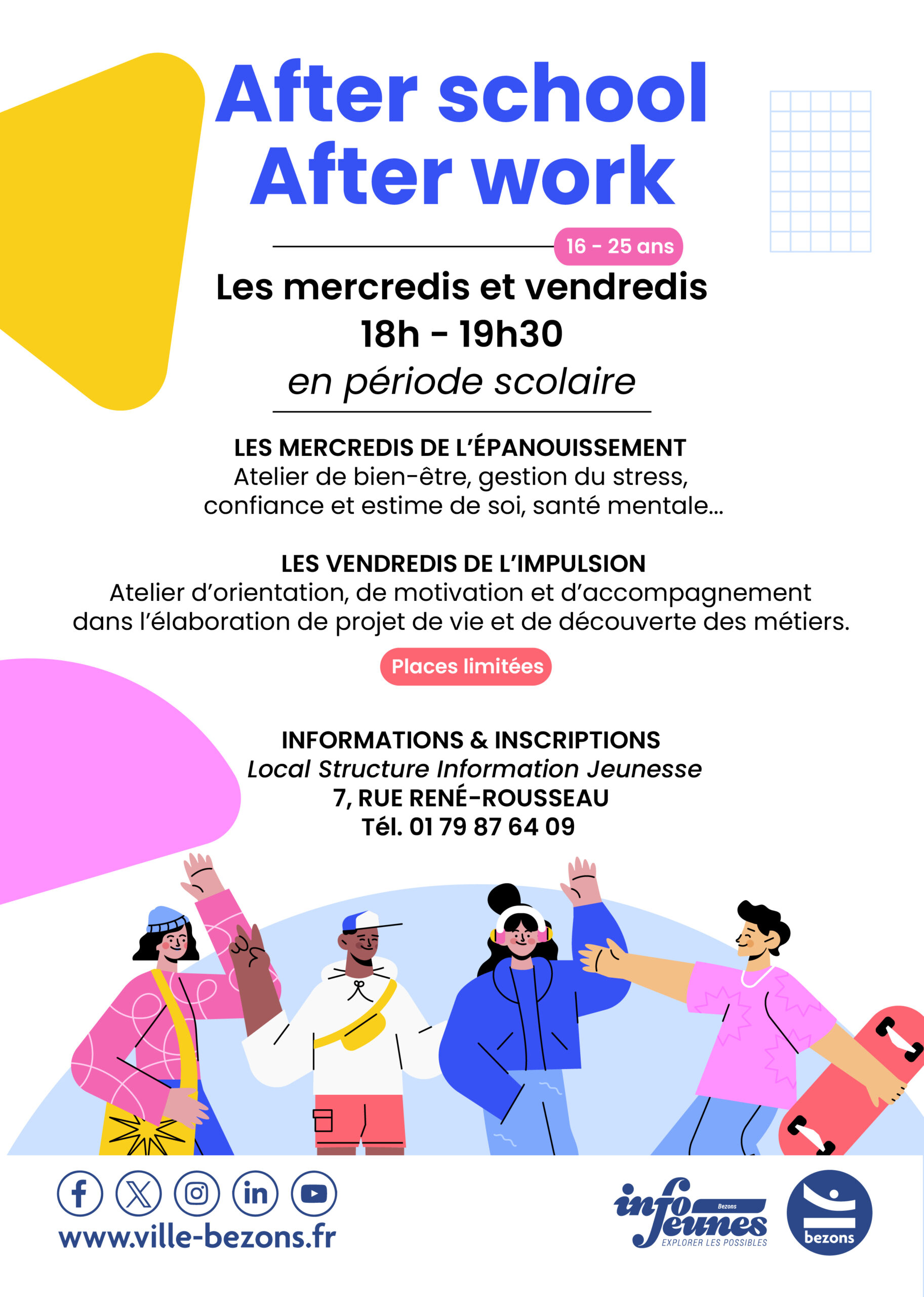Ateliers “After school, After work” – Ville de Bezons